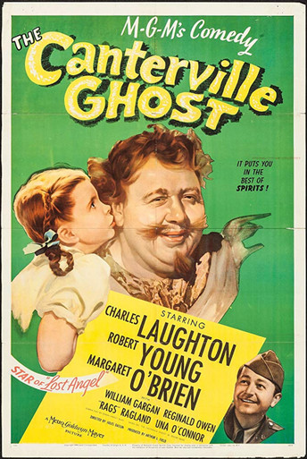 The Canterville Ghost (1944) - Charles Laughton Colorized