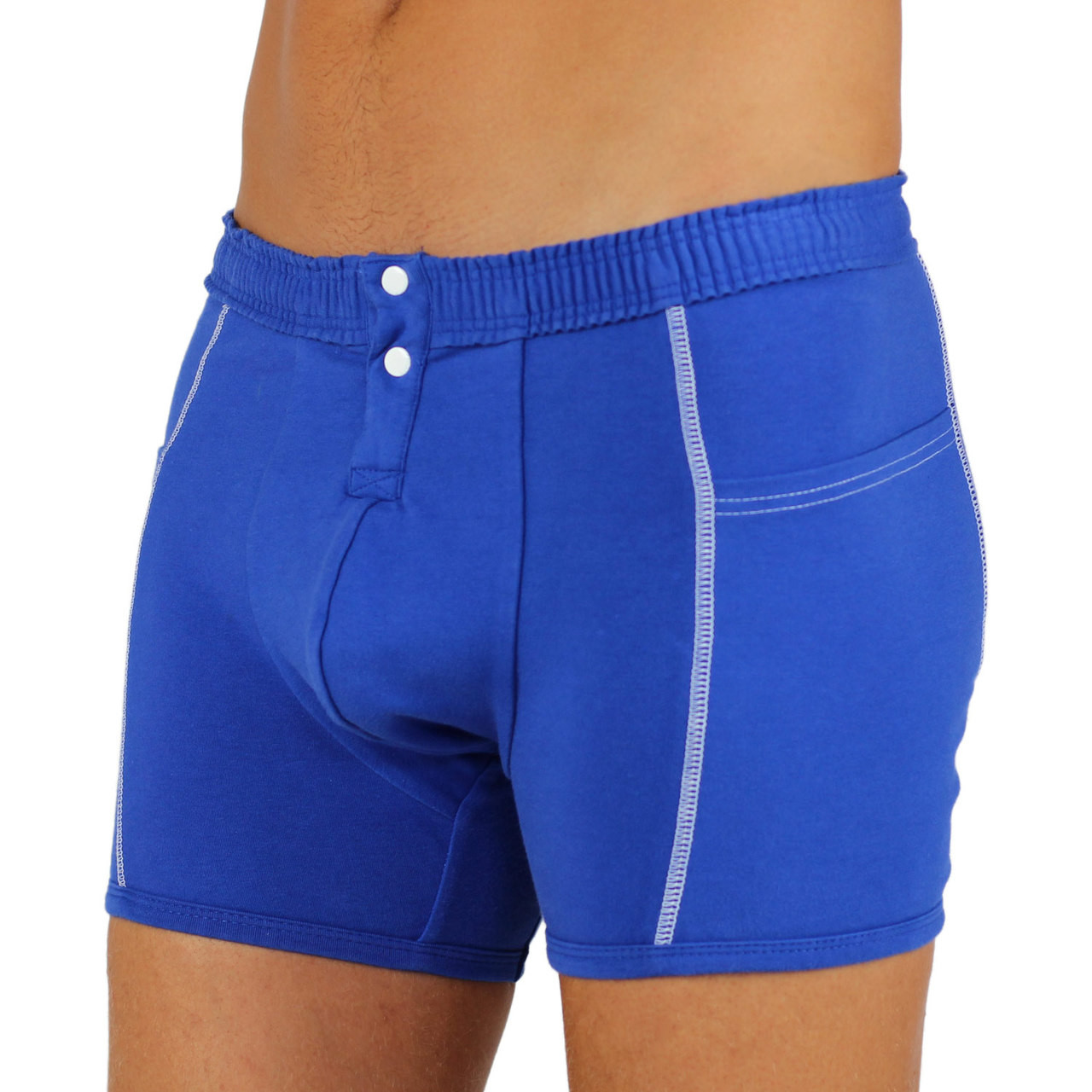 Men's Royal Blue Boxer Brief with Pockets | FOXERS