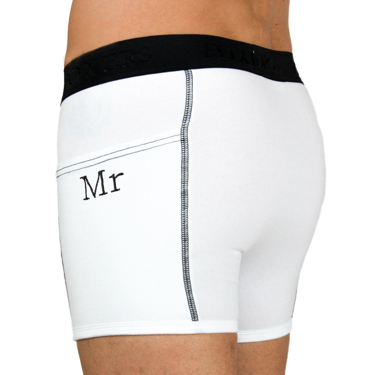 Grooms Tuxedo Boxer Brief with Pockets | FOXERS Bridal