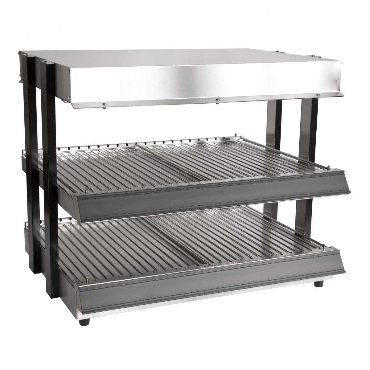 Wisco 282-24 Heated Merchandiser with Flat Grill Racks - FOODPROS