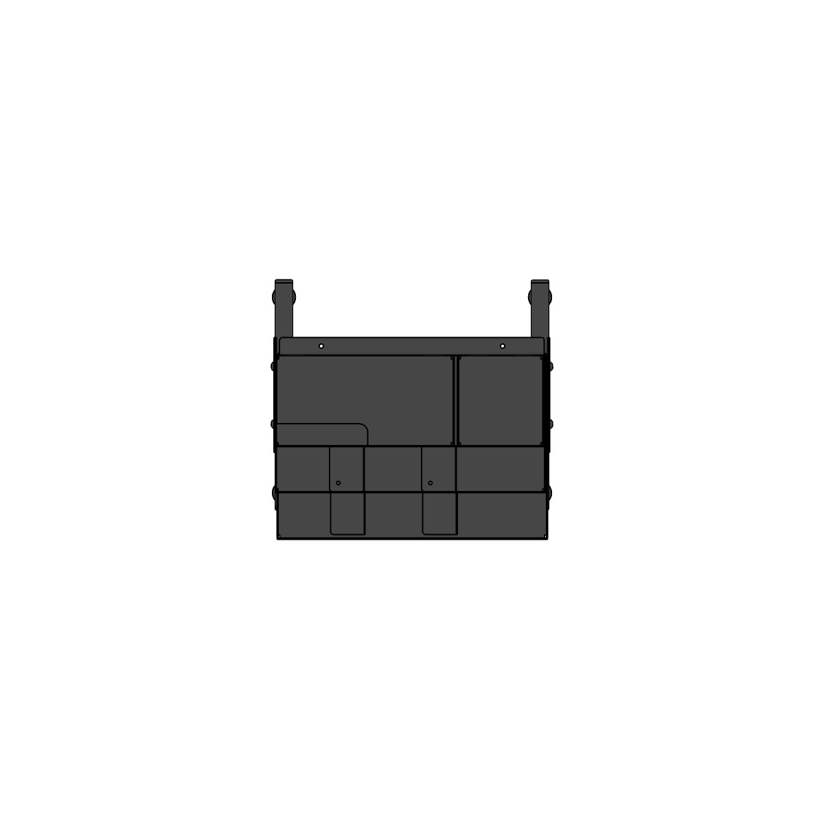 PanelRak PC Packets Countertop Kit 12"W x 24"H - Small - FOODPROS