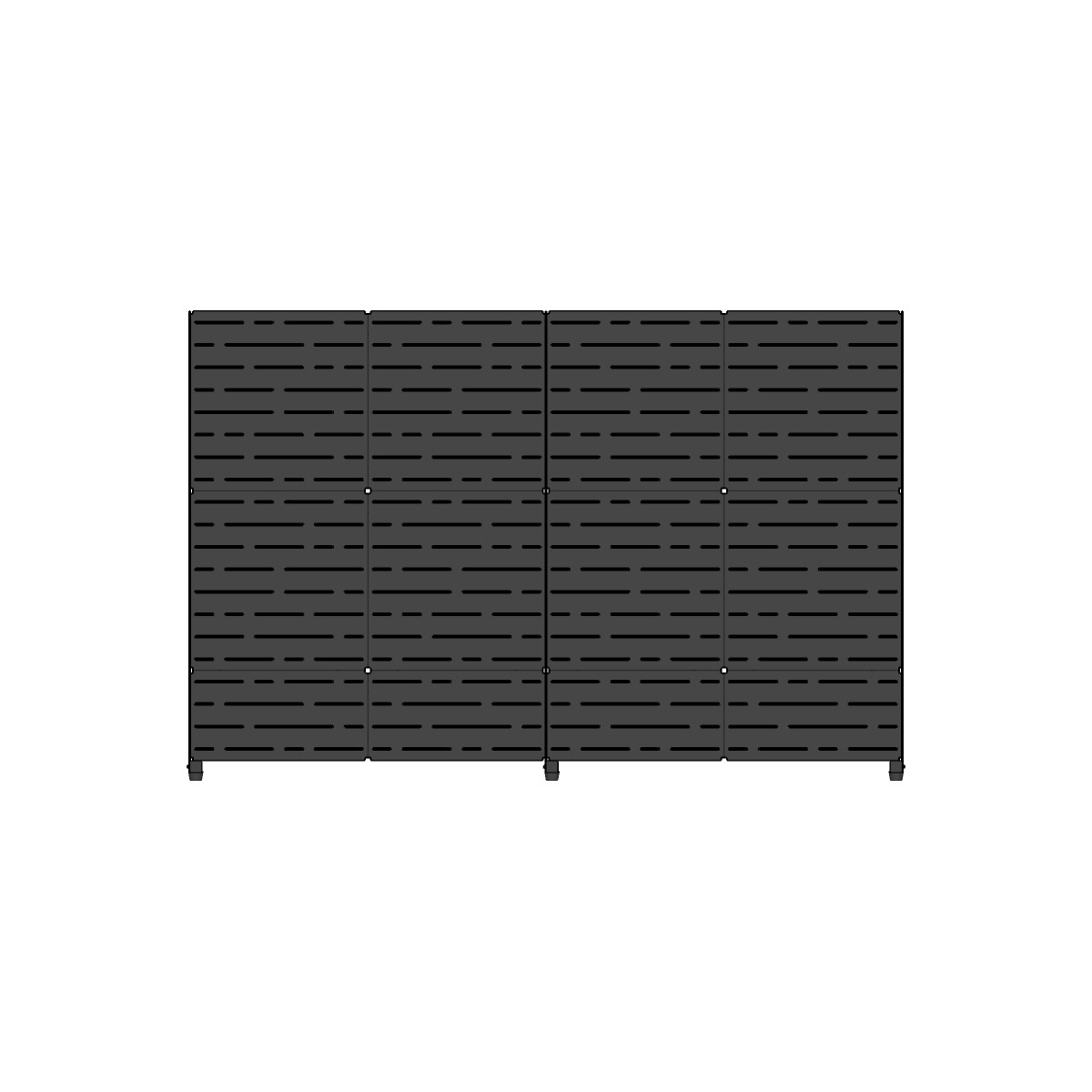 PanelRak 48"W x 30"H Countertop Shroud Kit - Food Concepts Inc