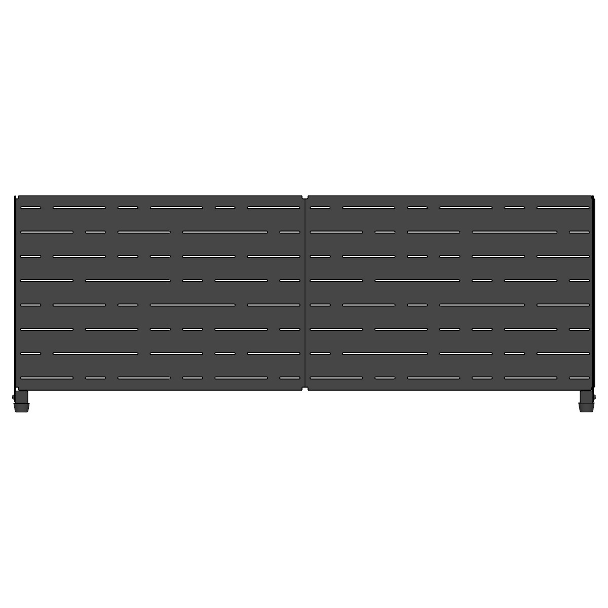 PanelRak 36"W x 12"H Countertop Shroud Kit - FOODPROS