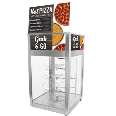 Wisco 695D Hinterland Dark Pizza Merchandiser - Food Concepts Inc