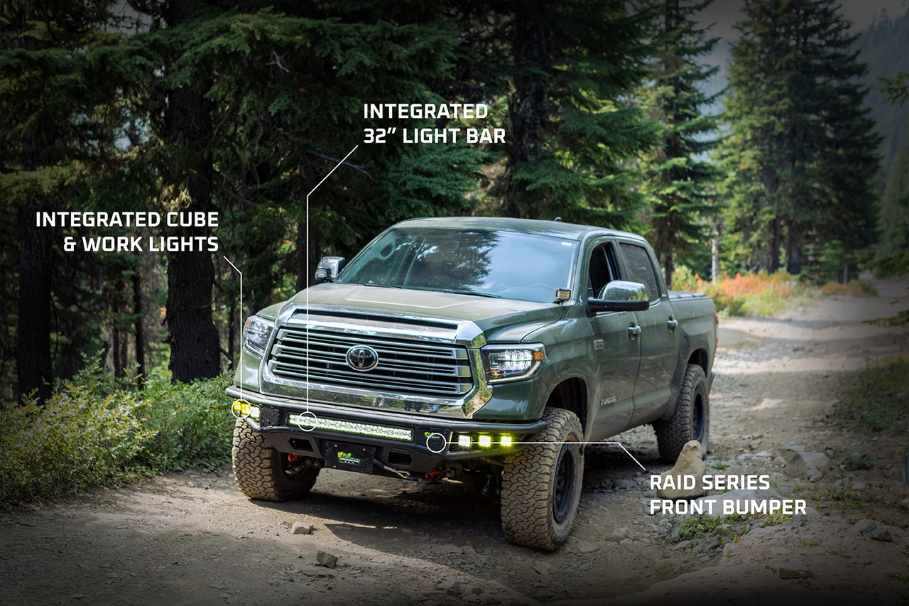 Raid Front Bumper Kit Suited for 2014 2021 Toyota Tundra Ironman 4x4 America