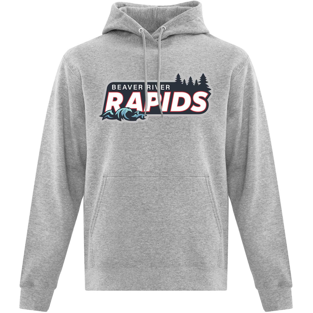 BER Adult Fleece Hooded Sweartshirt - Athletic Heather | SchoolWear.ca