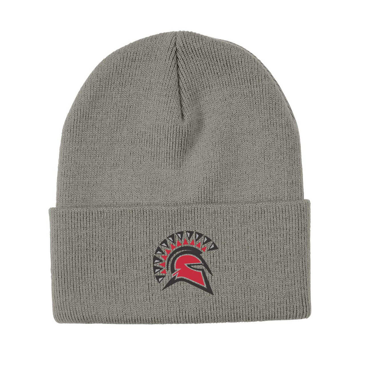 LOP Everyday Knit Cuff Toque (Design 1) - Red | SchoolWear.ca