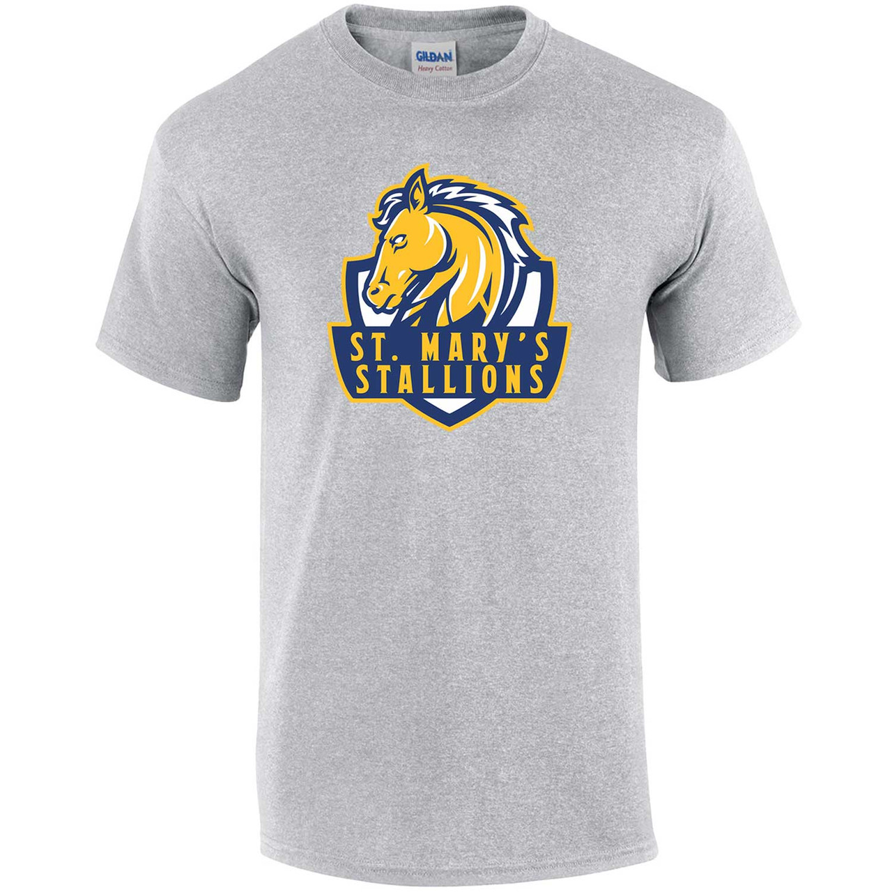SMR Adult Heavy Cotton Tee - Sport Gray | SchoolWear.ca