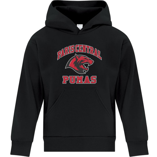 PCS Youth Fleece Hooded Sweatshirt - Black (Student) | SchoolWear.ca