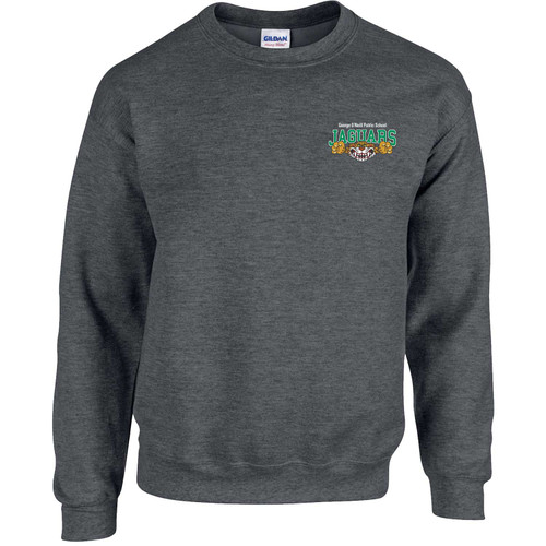 GON Adult Heavy Blend 50/50 Fleece Crew - Dark Heather | SchoolWear.ca