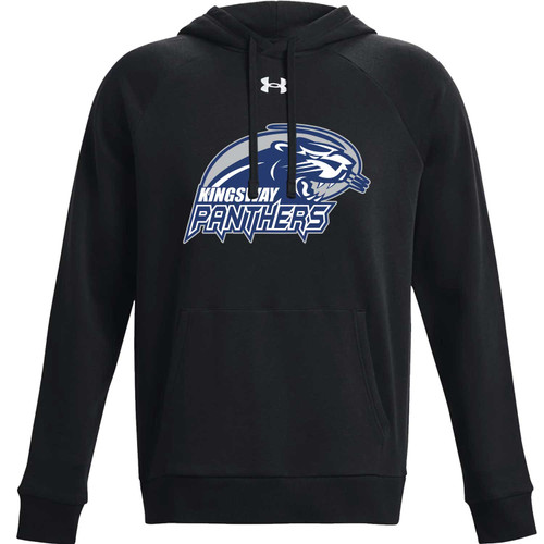 KIN Under Armour Men’s Rival Fleece Hoodie - Black | SchoolWear.ca