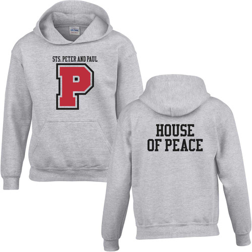 SPP Youth Heavy Blend Hooded Sweatshirt - Sport Grey | SchoolWear.ca