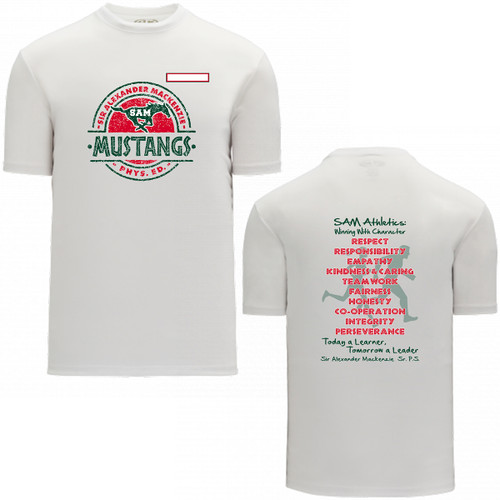 AMS Men's Moisture Wicking Performance Apparel Short Sleeve T-Shirts ...