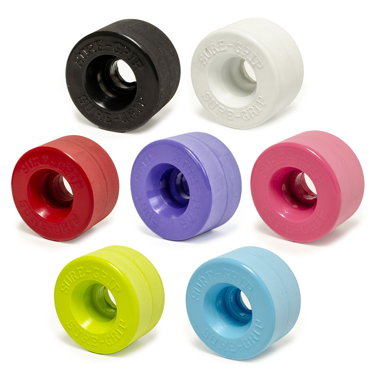 Sure-Grip Velvet Indoor Dance Wheels (55mm, 8-Pack)