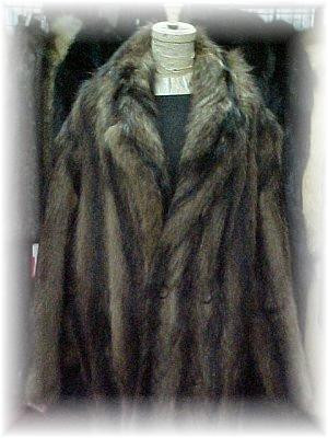 Men's Full Skin Raccoon Coat - furoutlet
