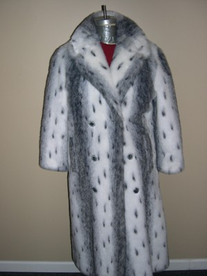 Faux Natural Seal Long Coat - furoutlet - fur coat, fur jackets, fur ...