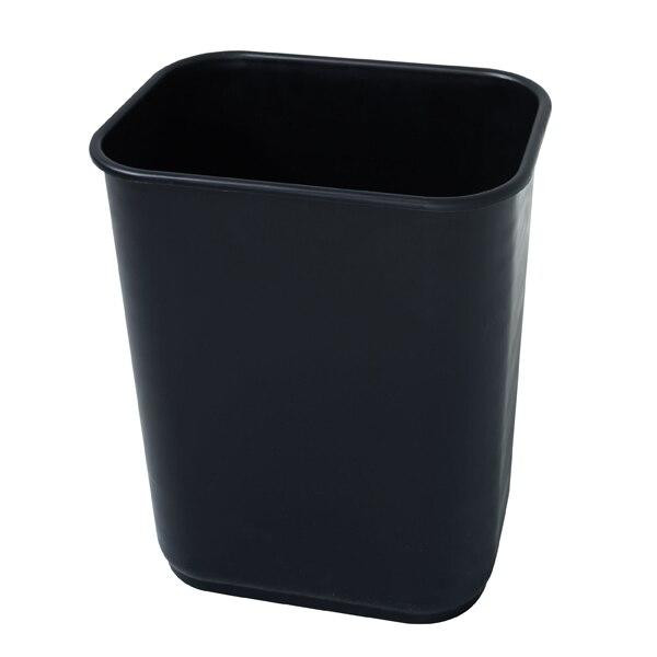 Jastek Rectangular Waste Bin 39 Litre Black : 0277740 | The Stationery ...