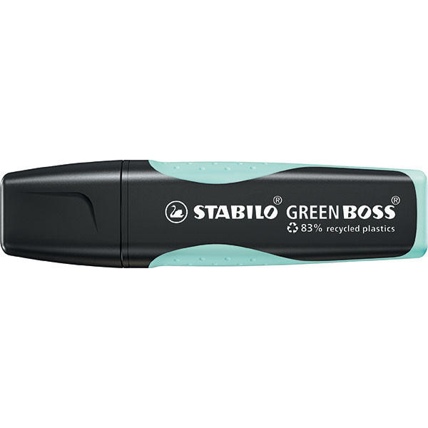 STABILO Green Boss Pastel Blue BOX10 : 50344 | The Stationery Store