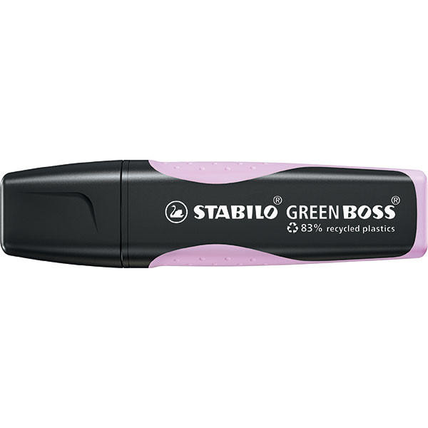 STABILO Green Boss Pastel Purple BOX10 : 50346 | The Stationery Store