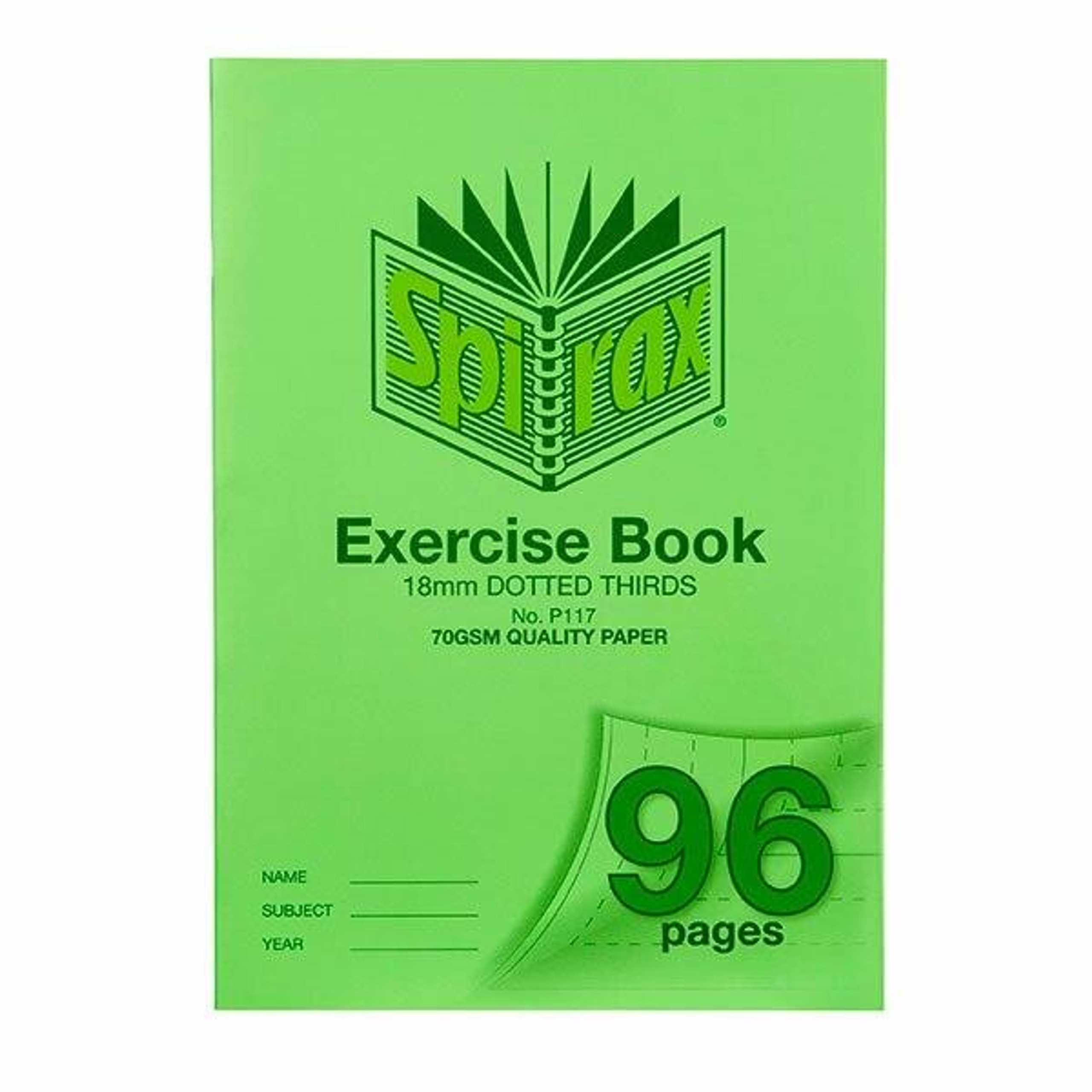 Spirax P116 Exercise Book A4 18mm Dt 64page X CARTON of 10 : 56116P | The Stationery Store