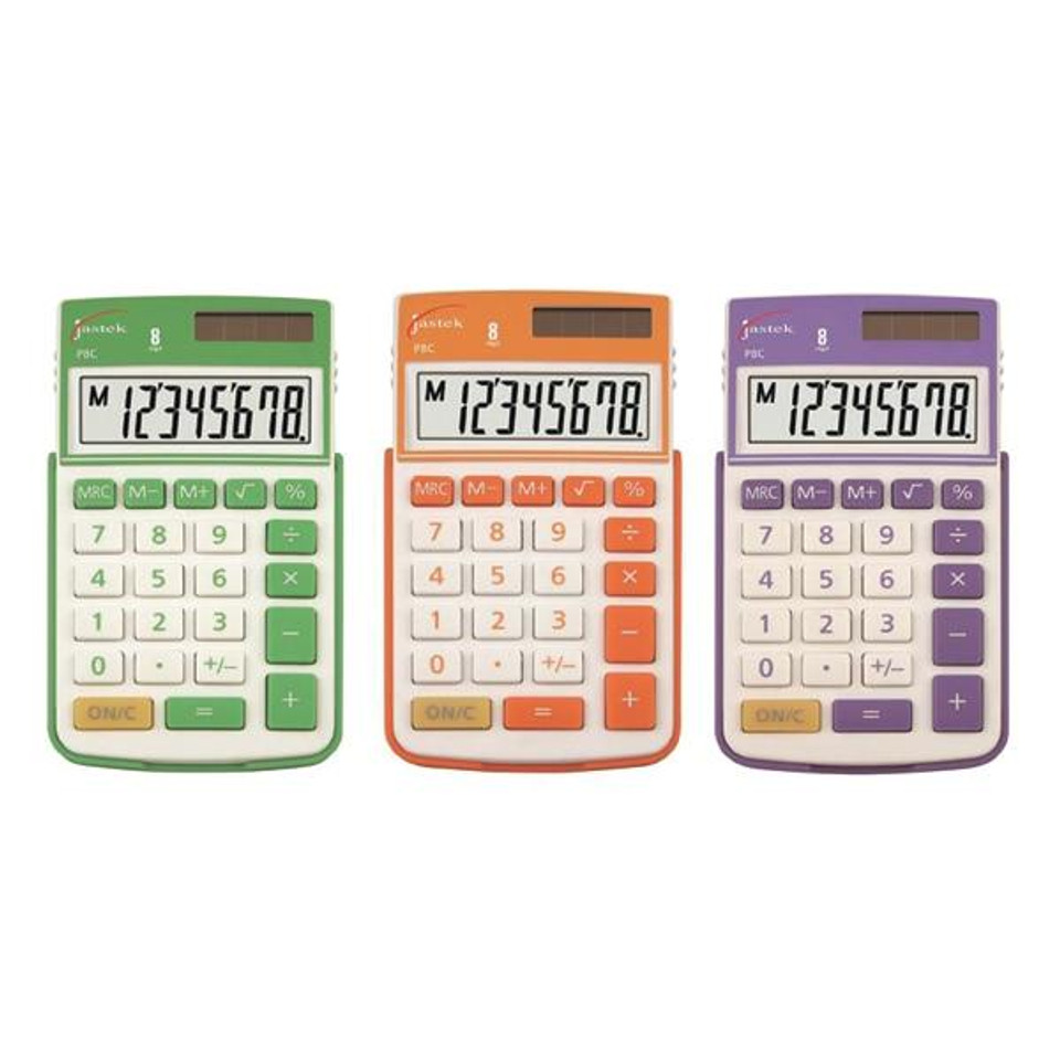 Jastek Scientific Calculator Assorted Colours X CARTON Of 6 49336 The Stationery Store jastek-scientific-calculator-assorted-colours-x-carton-of-6-49336-the-stationery-store