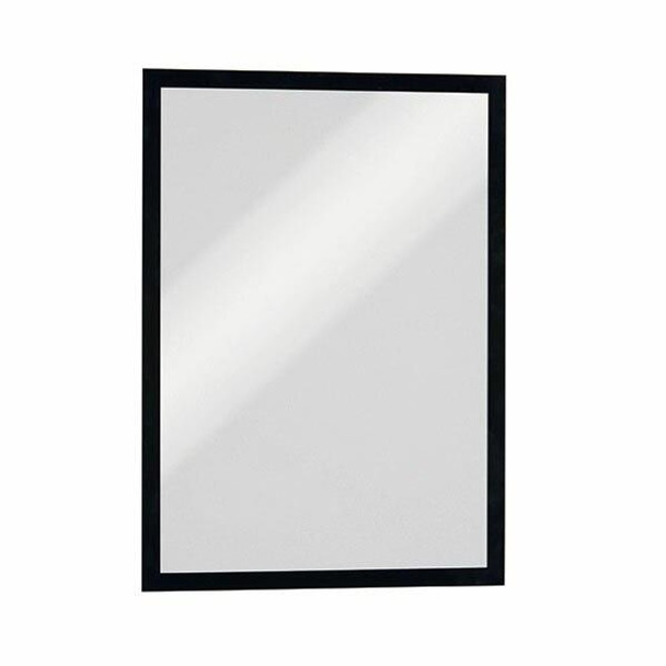 DURABLE Duraframe Magnetic Sign Holder A3 Black - The Stationery Store