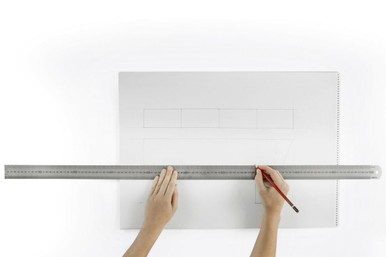 Celco Ruler 1m Metal : 0048513 | The Stationery Store