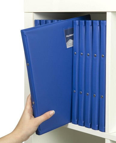 Marbig Flexibinder A4 20mm Blue Royal X CARTON of 18 : 013949ROY | The ...