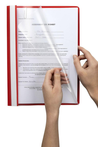 Marbig Flat Files A4 Economy Red X CARTON of 50 : 1001003 | The ...