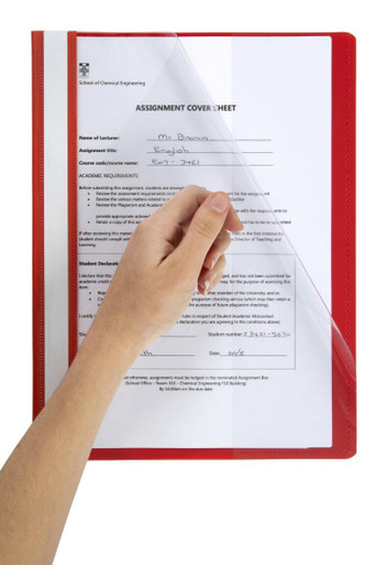 Marbig Flat Files A4 Deluxe Red X CARTON of 50 : 2002003 | The ...