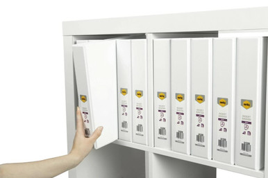 Marbig Clearview Insert Binder A4 38mm 2d White X CARTON of 12 : 5412008B | The Stationery Store