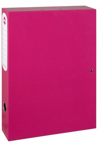 Marbig Box File Foolscap Heavy Duty Pink X CARTON of 4 : 8008809A | The ...