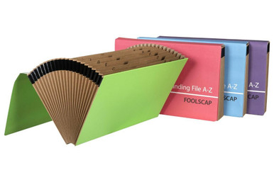 Marbig Expanding File Foolscap A-Z Dark Grey X CARTON of 20 : 90060 ...