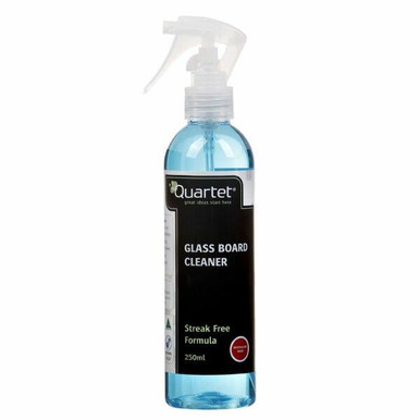 Quartet Glass Board Cleaner 250ml : QTGC250ML1 | The Stationery Store