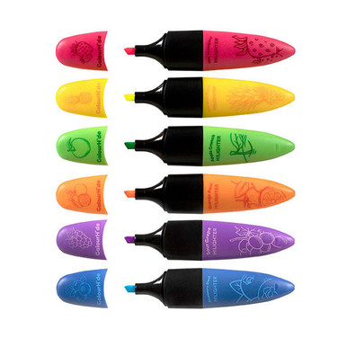 Colourhide Scented Highlighter Pack6 Assorted X CARTON of 12 ...