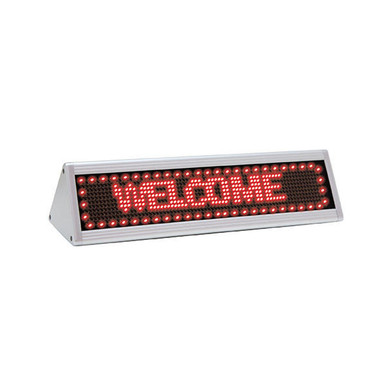Quartet Led Board Scrolling Triangular : QTLEDTRIMD | The Stationery Store