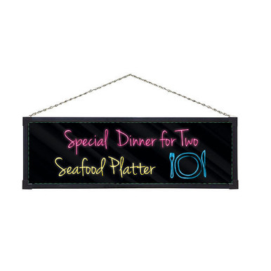 Quartet Led Board Writing 300x900mm : QTLED39 | The Stationery Store