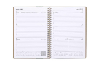 CUMBERLAND 2026 Ecowise Diary A5 Week To View Kraft : 57SECB26 | The ...