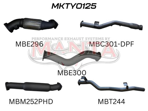 VDJ 79 Series Landcruiser Exhaust System