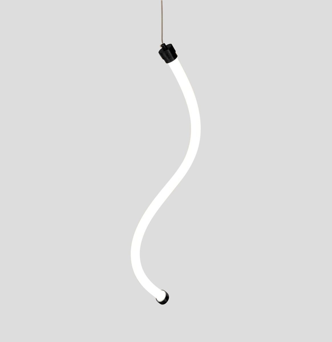 Esso Black Curved Pendant Light - Zest Lighting