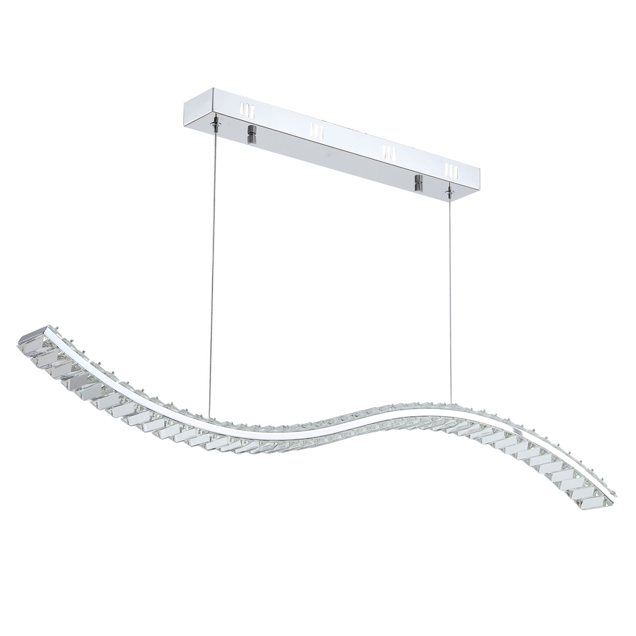 Cubie Clear Crystal LED Pendant