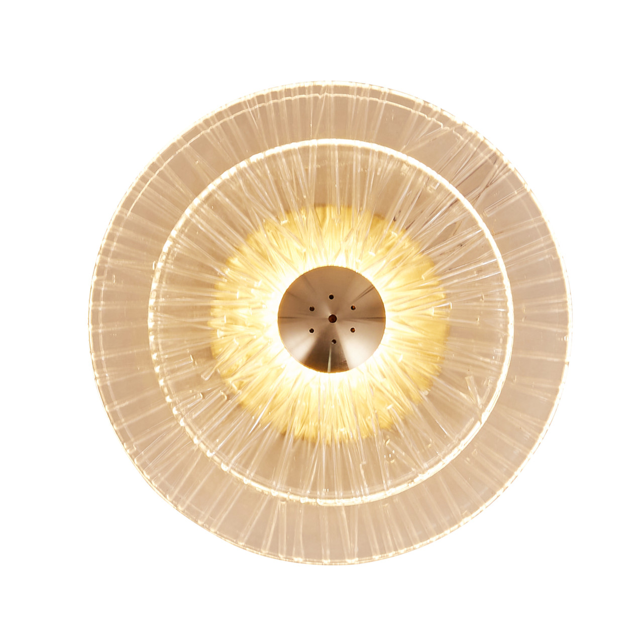 Irina Circular Glass Wall Light - Zest Lighting