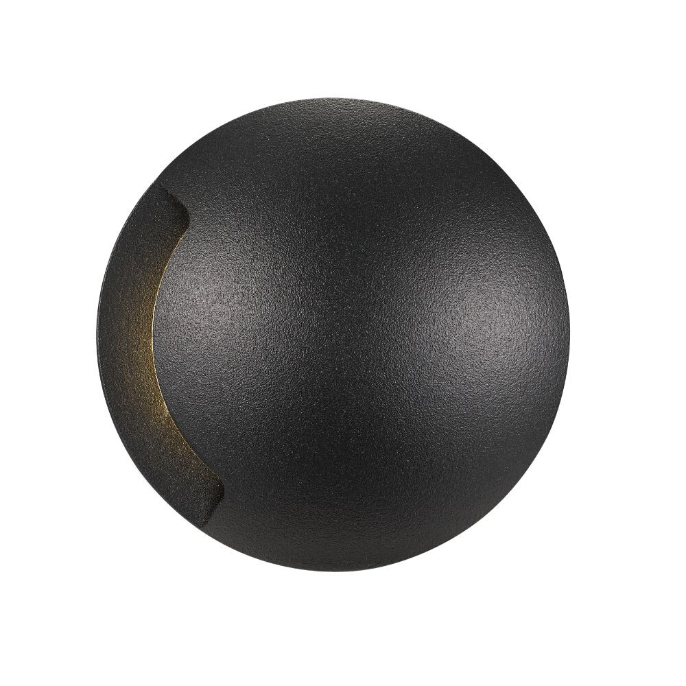 Lucio 3W Black One-Way Inground Light - Zest Lighting