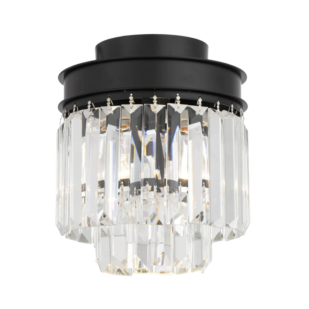 Saint Round Crystal Ceiling Light
