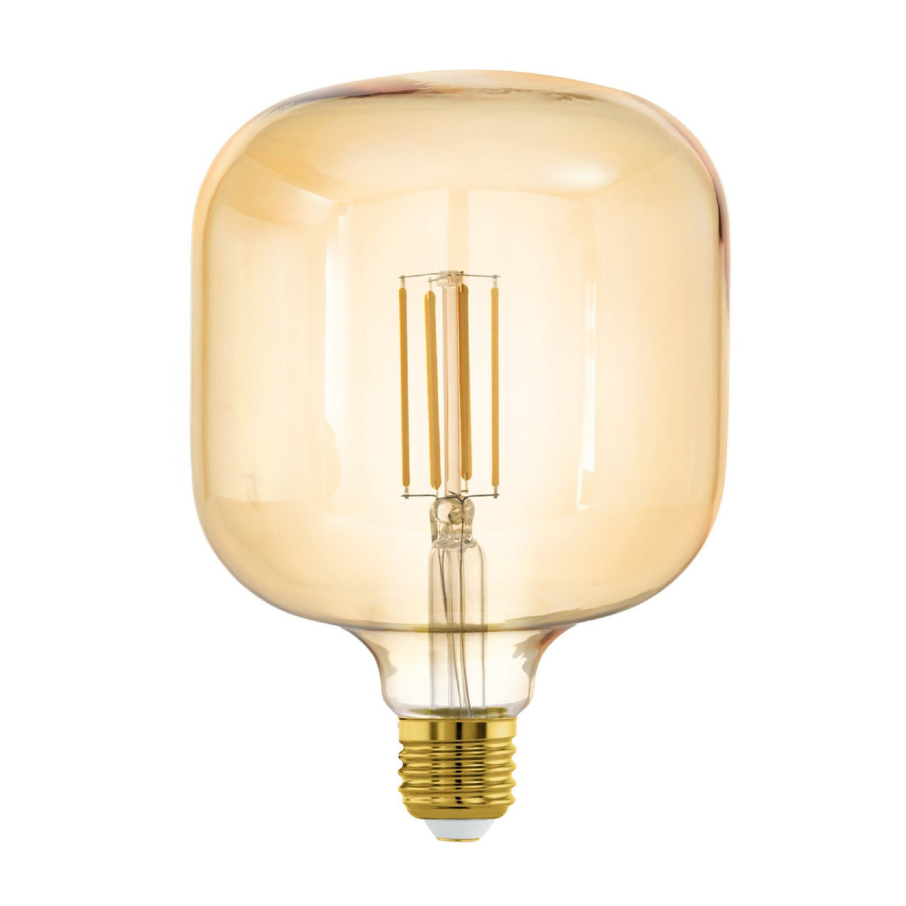 4.5W T125 Amber Glass Warm White E27 LED Bulb