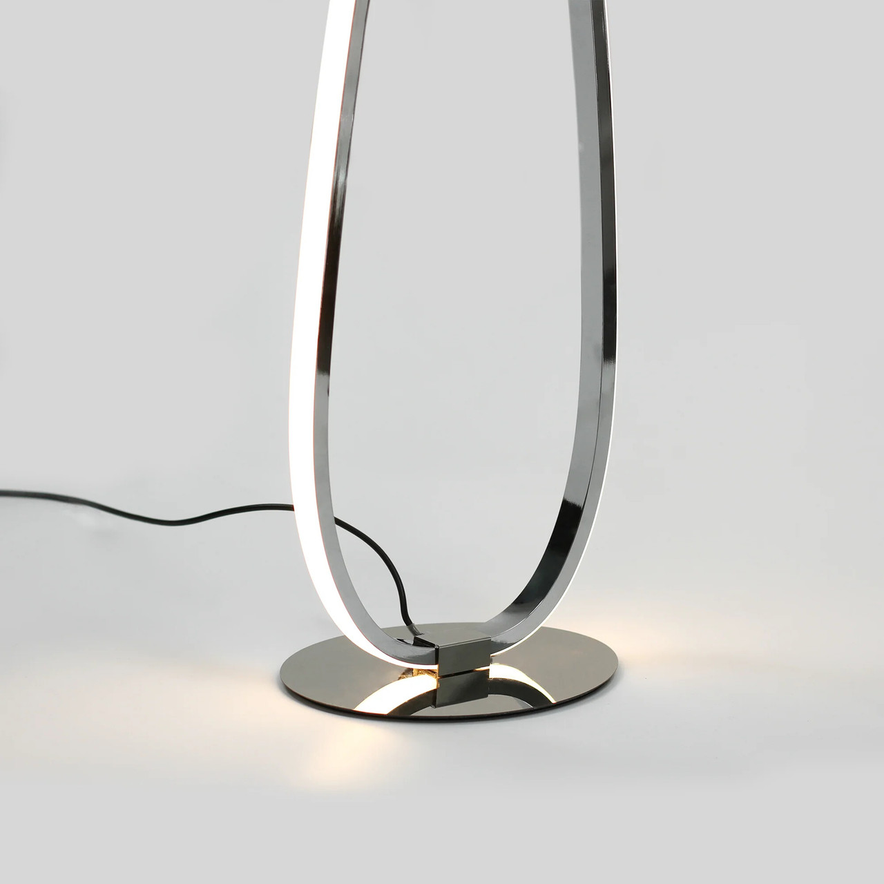 Infinite Chrome LED Floor Lamp