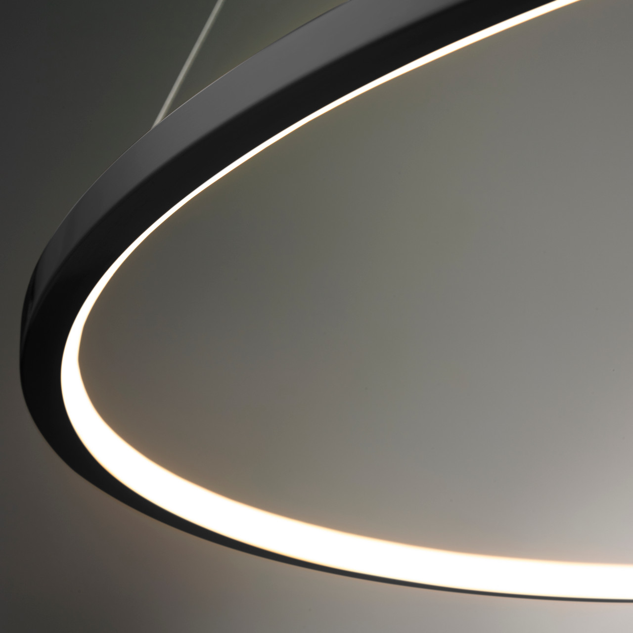 Black Ring Core LED Pendant Light - Zest Lighting