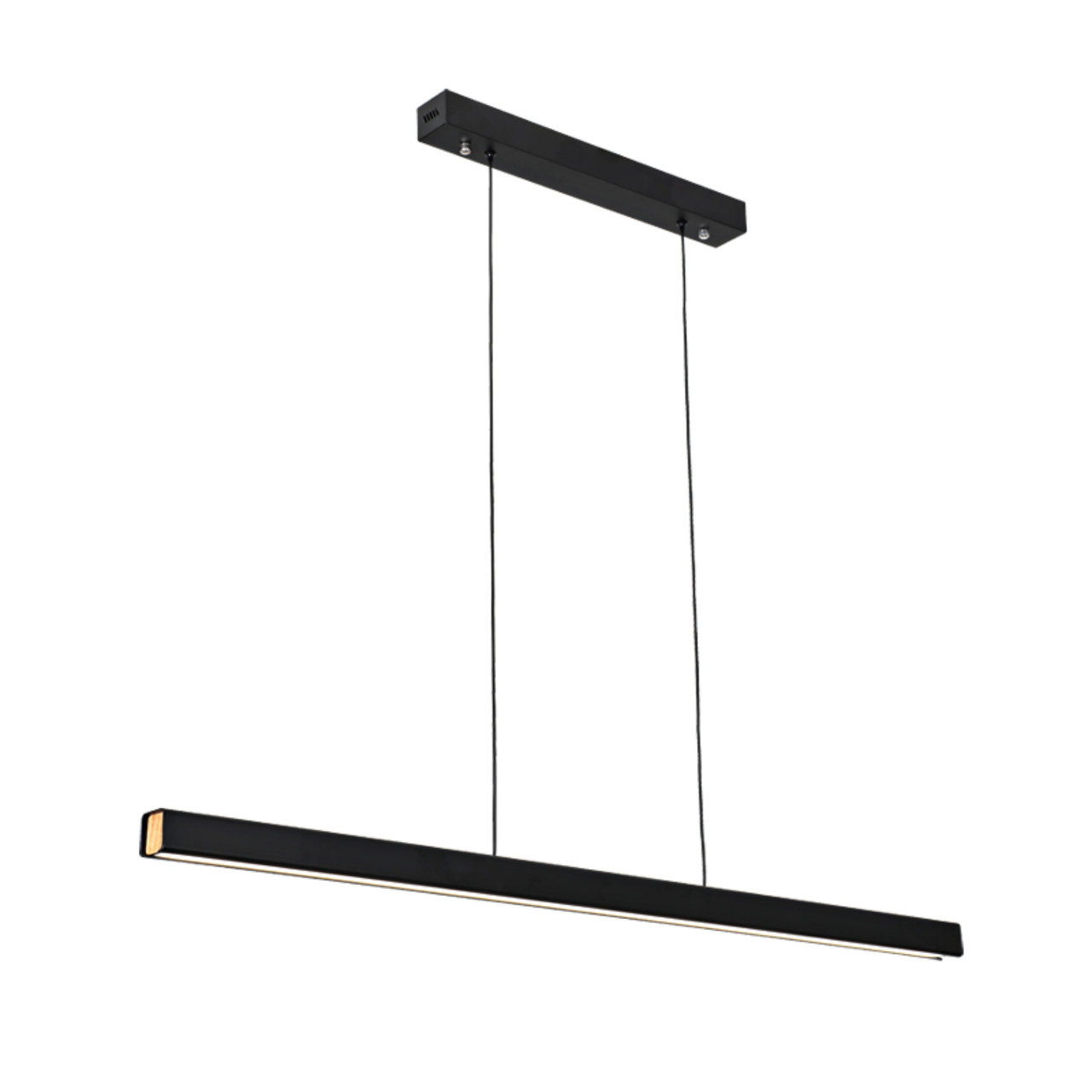 LUND Black Linear LED Pendant - Zest Lighting