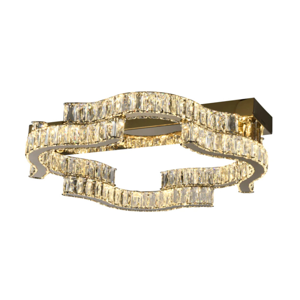 Jinan Golden Crystal LED Ceiling Light - Zest Lighting
