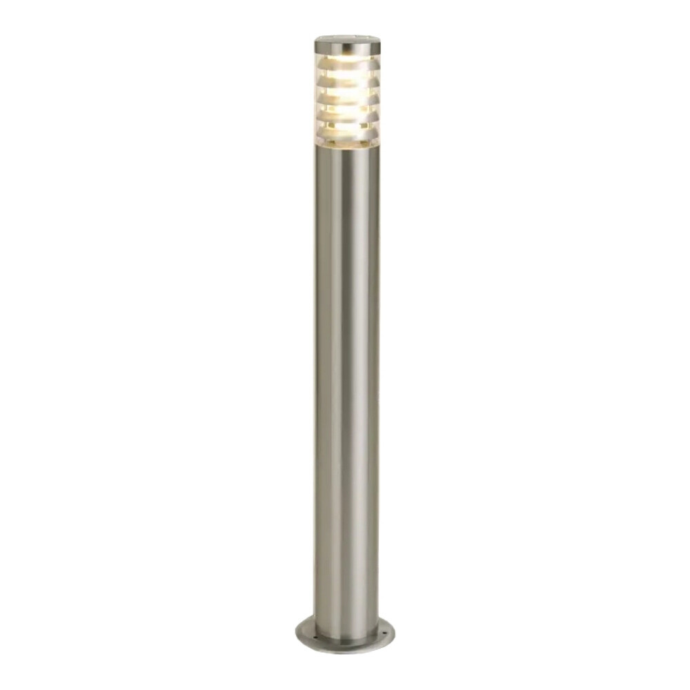 Carrington Chrome Modern Bollard Light - Zest Lighting